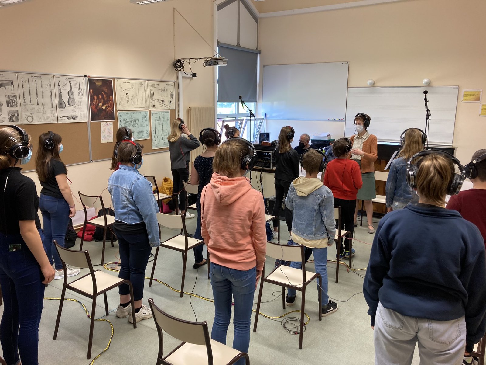 Présentation de la chorale au collège - Collège Honoré de Balzac